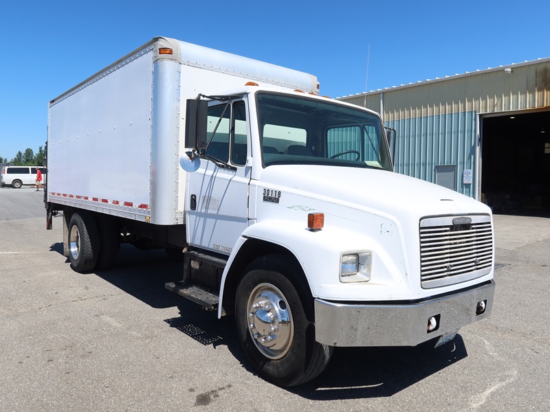 1995 FREIGHTLINER FL70 VAN TRUCK W/LIFT GATE | MARYSVILLE HEAVY EQUIPMENT, CONTRACTORS EQUIPMENT ...
