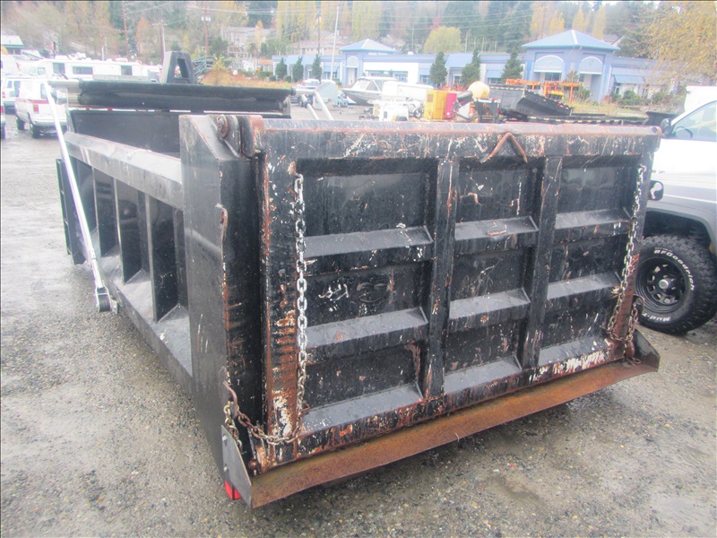 O.J. WATSON HOOK LIFT ROLL-OFF STEEL DUMP BOX W/ TARP SYSTEM | KENMORE ...