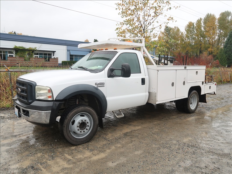2007 FORD F450 SERVICE BODY W/AUTO CRANE | KENMORE HEAVY EQUIPMENT ...