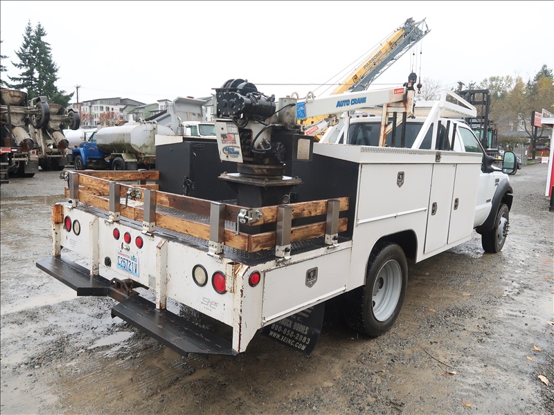 2007 FORD F450 SERVICE BODY W/AUTO CRANE | KENMORE HEAVY EQUIPMENT ...