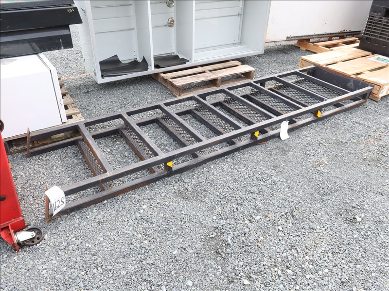APPROX 9'L X 27"W STEEL STAIRCASE | MARYSVILLE TOOLS & EQUIPMENT ...