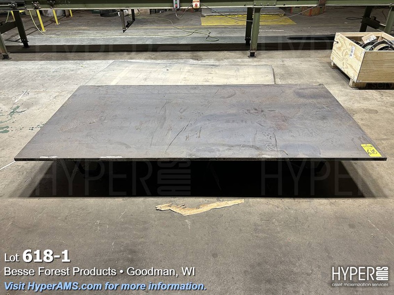 PLATE OF STEEL-54"X105"X1" THICK | BESSE FOREST PRODUCTS - GOODMAN, WI ...