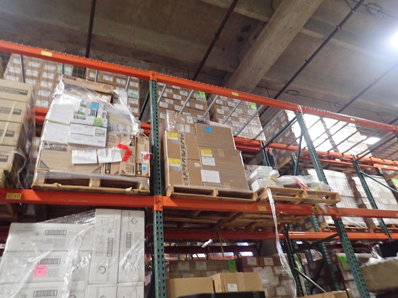 LARGE ASSORTMENT OF LIGHTING INVENTORY (PALLET RACKING NOT INCLUDED ...