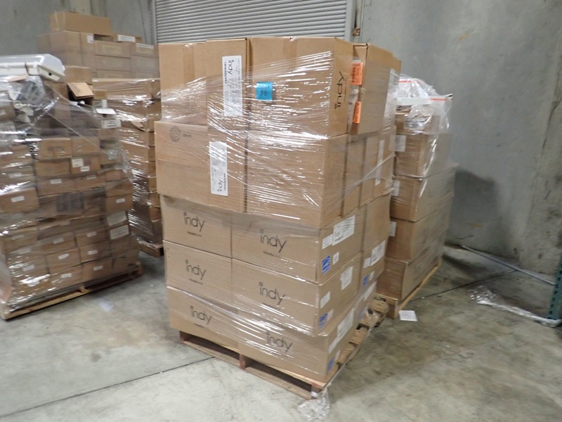 LARGE ASSORTMENT OF LIGHTING INVENTORY (PALLET RACKING NOT INCLUDED ...