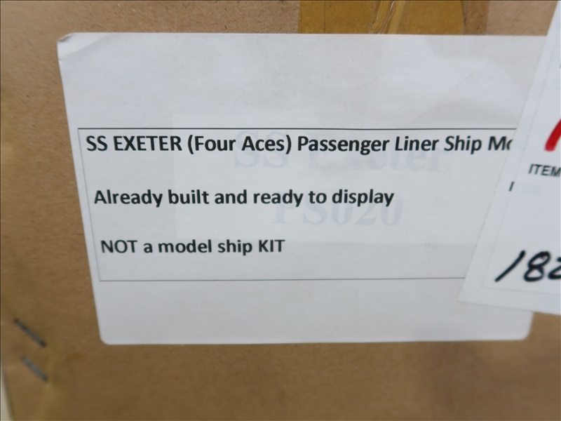 SS EXETER PS020 (FOUR ACES) PASSENGER LINER SHIP (ALREADY BUILT, NOT A ...