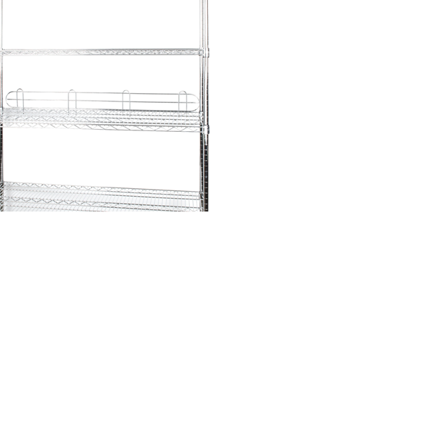 48" Chrome Wire Shelf Ledge for Wire Shelving - 48" x 4" | SAVY BOAT ...