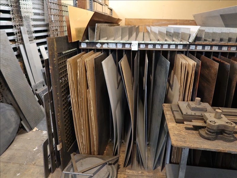 APPROX 9' X 48" X 48" SHEET GOODS RACK | TEETERS METAL FAB - ONLINE ...