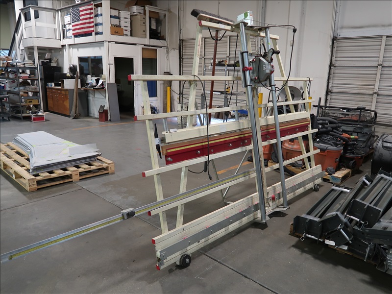 SAFETY SPEED CUT | TRADE-MARX SIGN - LIVE AUCTION | James G. Murphy Co.