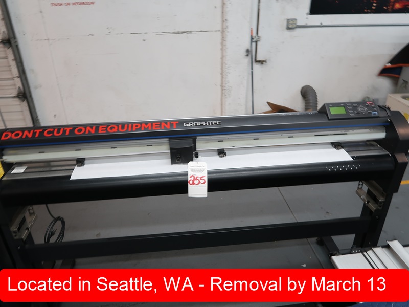 GRAPHTEC FC8600-130 | TRADE-MARX SIGN - LIVE AUCTION | James G. Murphy Co.